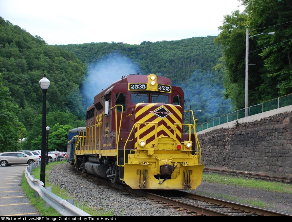 RBMN 2535 leads to 11 o'clock excursion north to Penn Haven